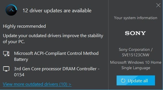Ashampoo Driver Updater keeps your Drivers up-to-date effortlessly