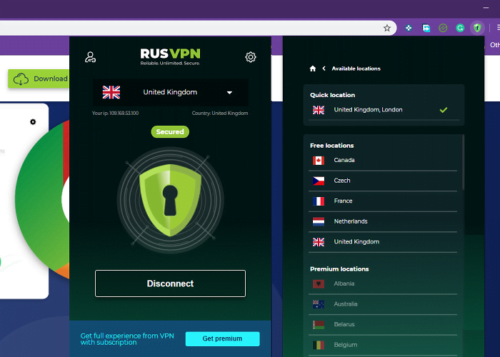 RUSVPN Review: Reliable, Unlimited, Secure VPN to protect your device