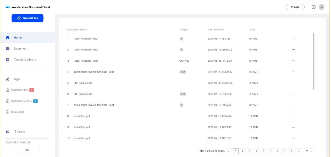 Wondershare Document Cloud Review