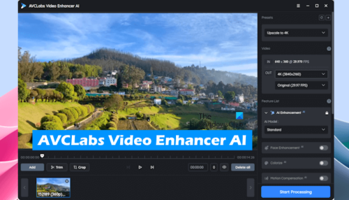 AVCLabs Video Enhancer AI: Upscale Your Videos Quickly using AI