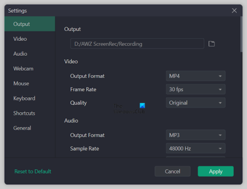 AWZ Screen Recorder Review: Record screen, audio, games, and streaming ...