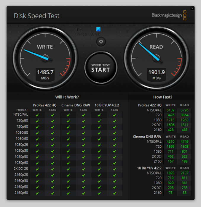 How to run SSD speed test on Windows PC