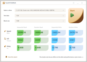 How to run SSD speed test on Windows PC