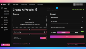 How to make music with AI for Beginners using Musicfy