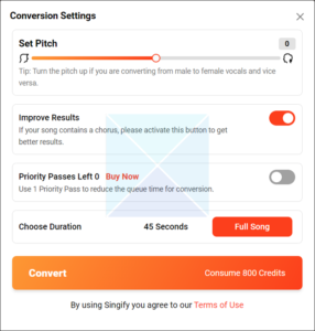 Fineshare Singify AI Cover Song Maker review