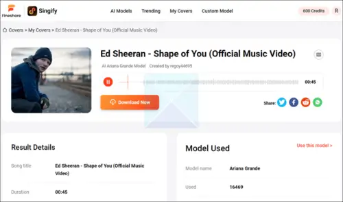 Fineshare Singify AI Cover Song Maker review Fineshare Singify AI Cover Song Maker review