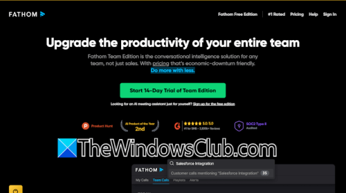 Supercharge Teams experience with Fathom.video's AI Note-Taking