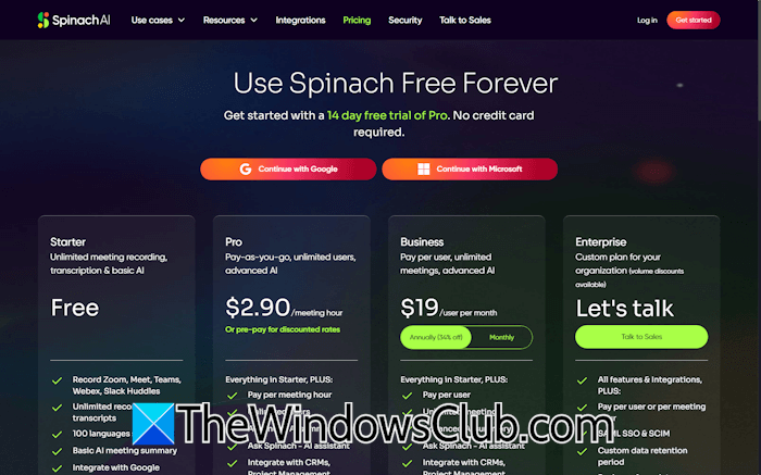 Spinach.ai Review: AI Meeting Assistant that take Notess and more!
